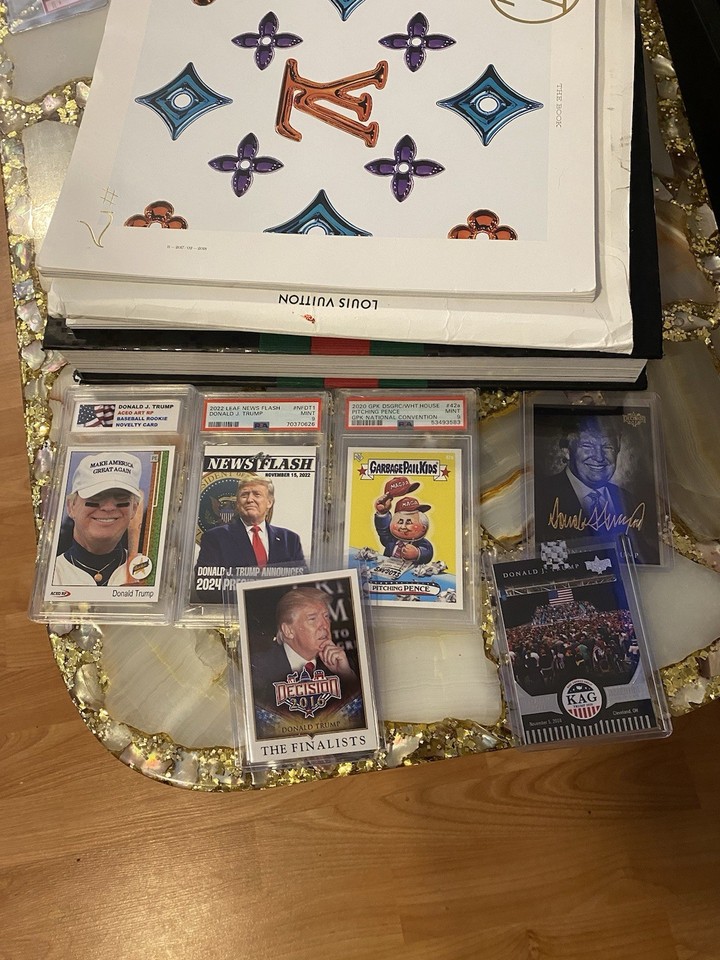 Topps Decision GPK Donald Trump Various Mixed Cards Including W/ PSA ...