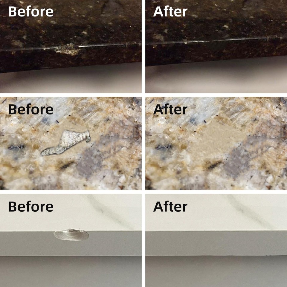 Marble and Granite Repair kit Porcelain Marble Stone and Quartz ...