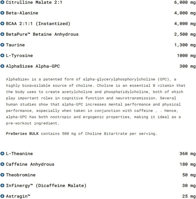 Transparent Labs Preseries BULK Pre-workout Tropical Punch for sale ...