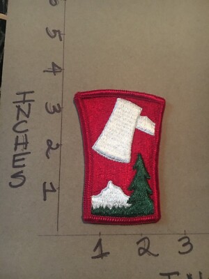 US Army 70th Infantry Division m/e patch 5/19/25 | eBay