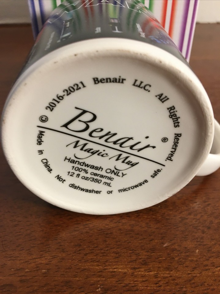 Star Wars Lightsabers Benair Magic Mug With Original Box Color Change ...