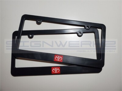 Toyota License Plate Frames - Pair | eBay