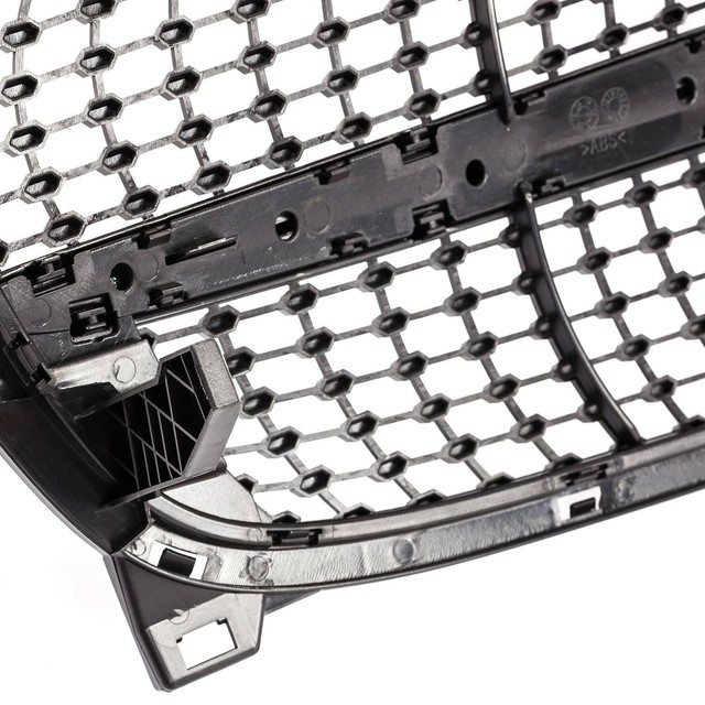 Front Upper Grille for MERCEDES X156 Gla-class Black Chrome Diamond ...