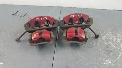 2006 Pontiac GTO PBR Red Brake Caliper Set #2666 J4 | eBay