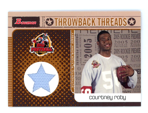 2005 Bowman Throwback Threads Courtney Roby #BRT-CR Rookie RC | eBay