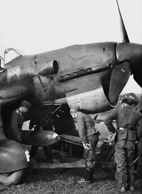 WW2 WWII Photo World War Two / German Luftwaffe Ju87 Stuka Bomb Loading ...