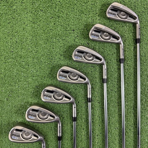 Ping G Series 2016 Iron Set 5-PW UW Set Stiff Flex Black Dot AWT 2.0 ...