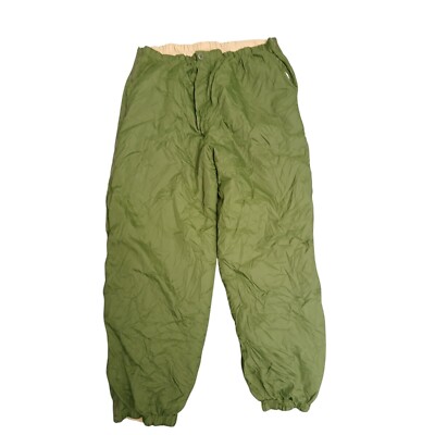 British Army Thermal Trousers Softy Issue Olive Sand Reversible Warm ...