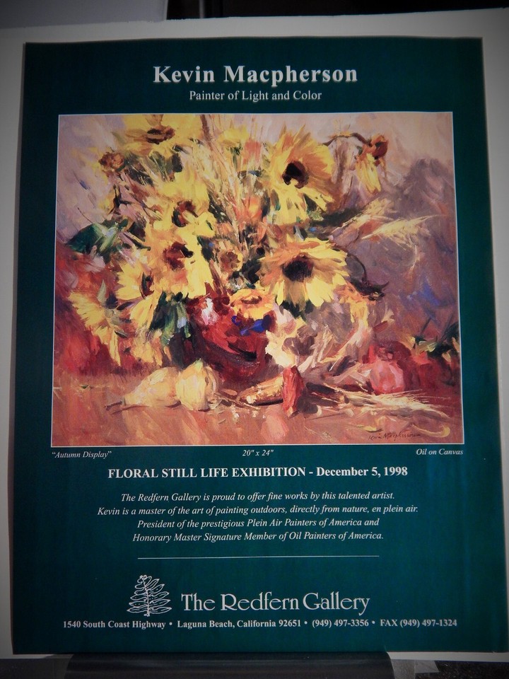 ROBERT HENRI / KEVIN MACPHERSON ART PIECES ORIG VTG 1998 ADVERTISEMENT ...