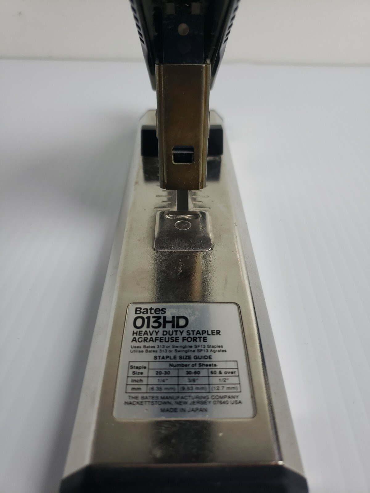 Bates 013HD Multi Sheet Heavy Duty Stapler 1993 b45 | eBay