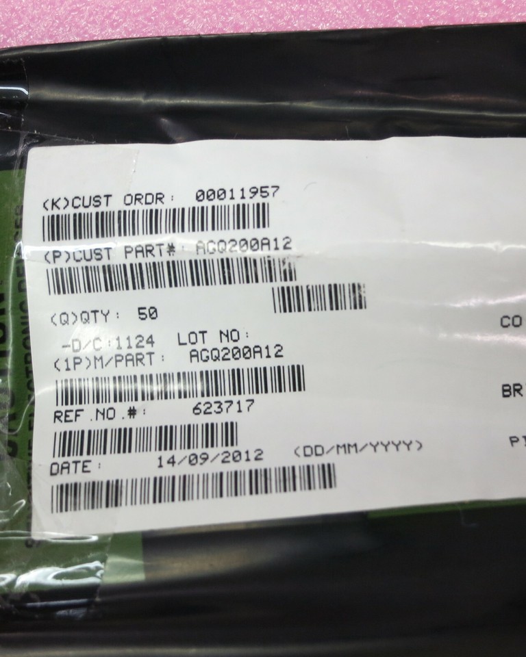 2 PIECES AGQ200A12 PANASONIC RELAY TELECOM **US STOCK** | eBay