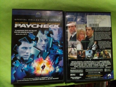 PAYCHECK WIDESCREEN COLLECTION DVD | eBay