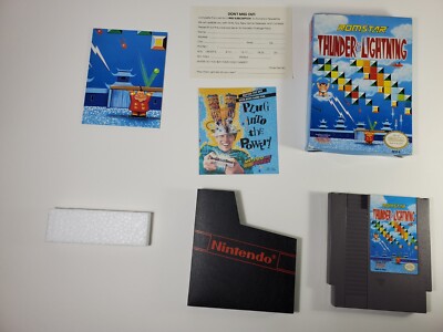 Thunder & Lightning (Nintendo Entertainment System NES, 1990) CIB ...