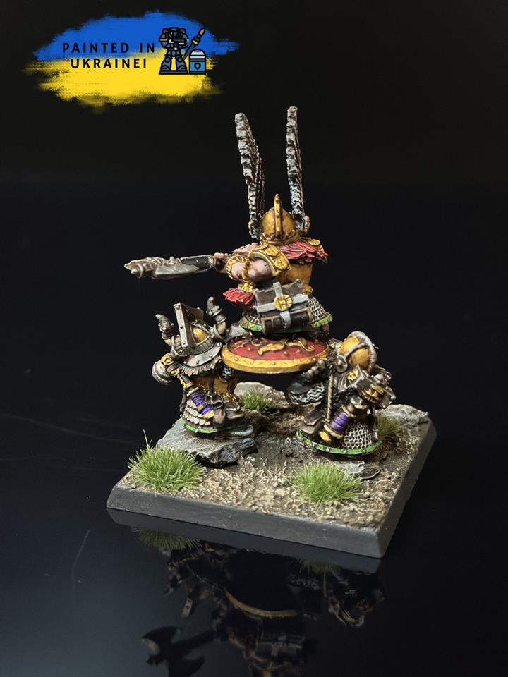 Dwarf King Alrik and Shield Bearer | eBay