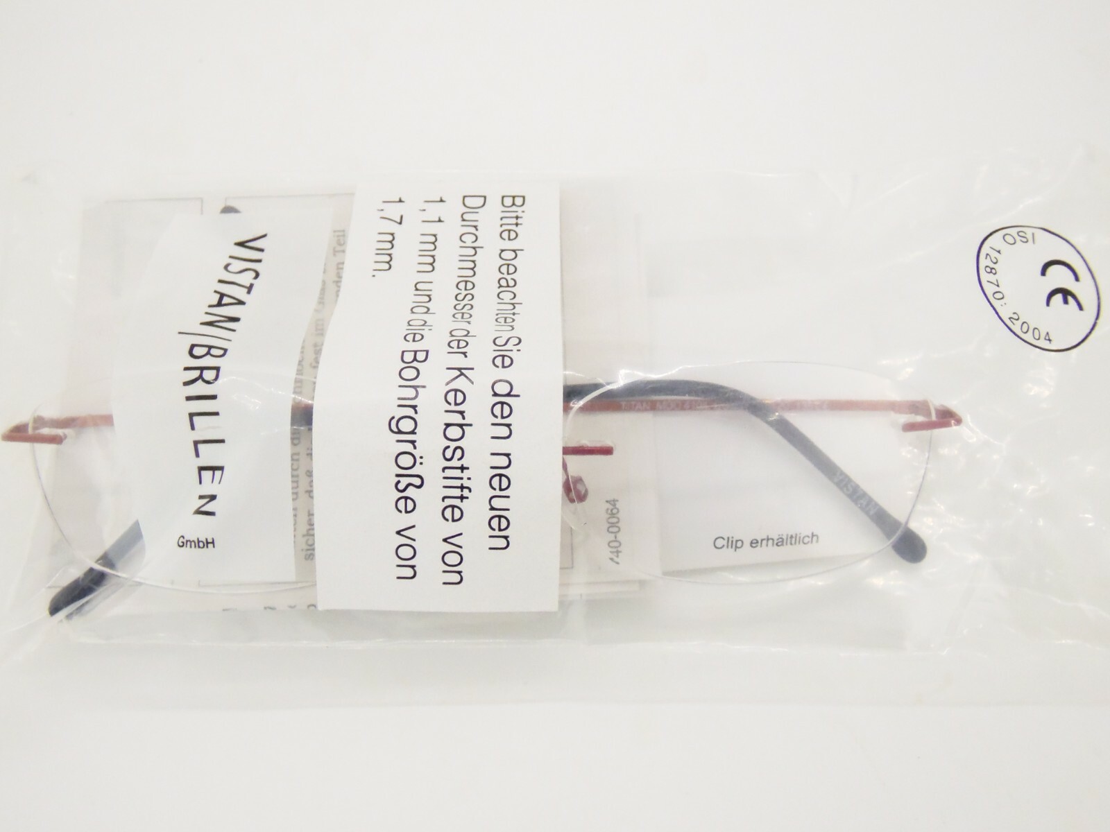 VISTAN 4104 TITANIUM GERMANY Designer Eyeglasses Brille goggles gafas ...