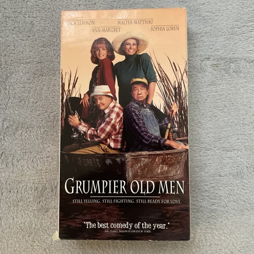 Grumpier Old Men 1995 VHS Walter Matthau Jack Lemmon Ann-Margret Sophia Loren 85391419136| eBay
