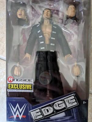 Mattel WWE Elite Edge Ringside Exclusive Rated R Superstar Edge Heads ...