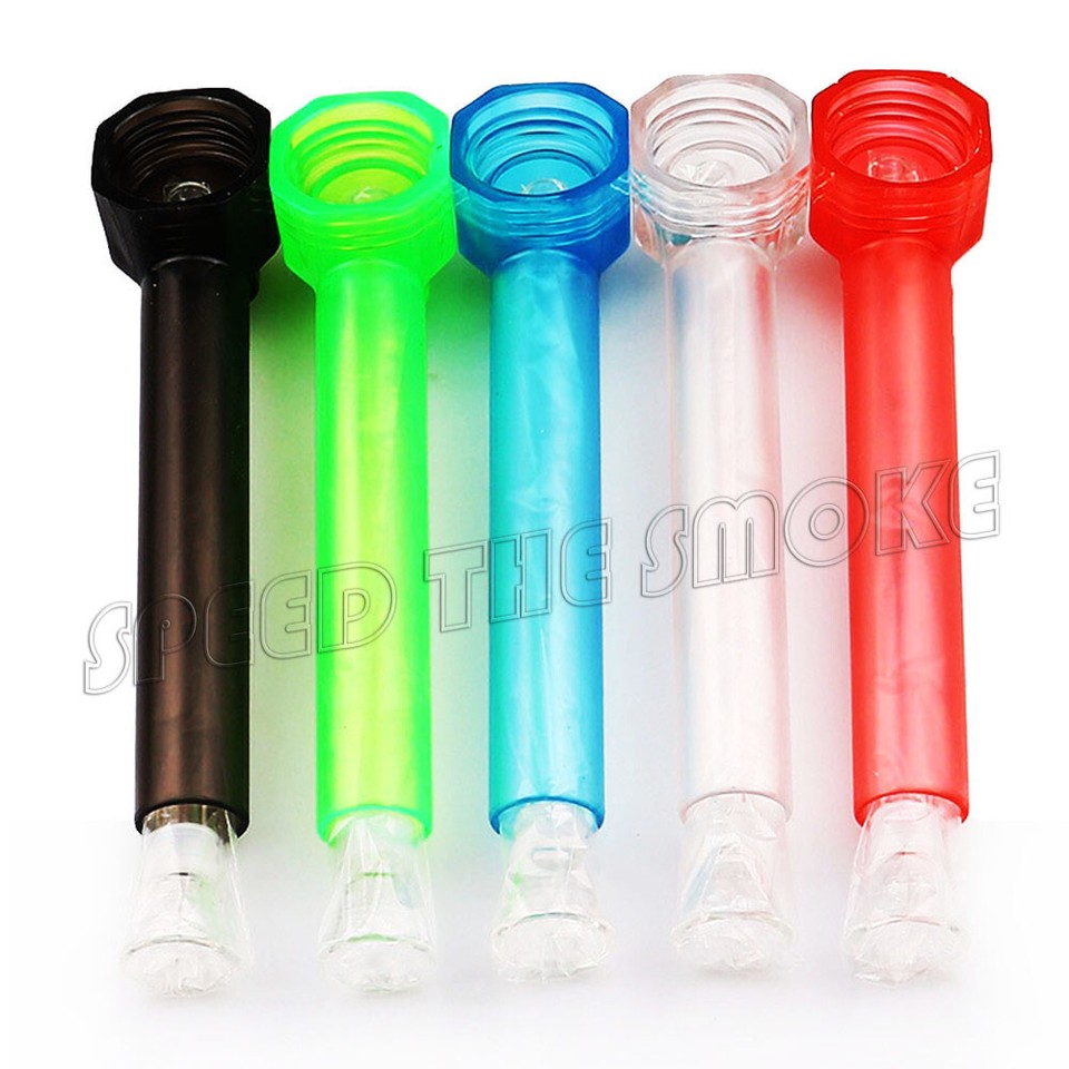 Cool Bong Glass Pipe Screw on Bottle Water Hookah On-the-Go Converter ...