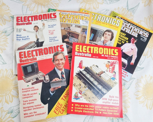 Vintage | 6 x Electronics Australia Magazine 1980s Issues Retro Bulk ...