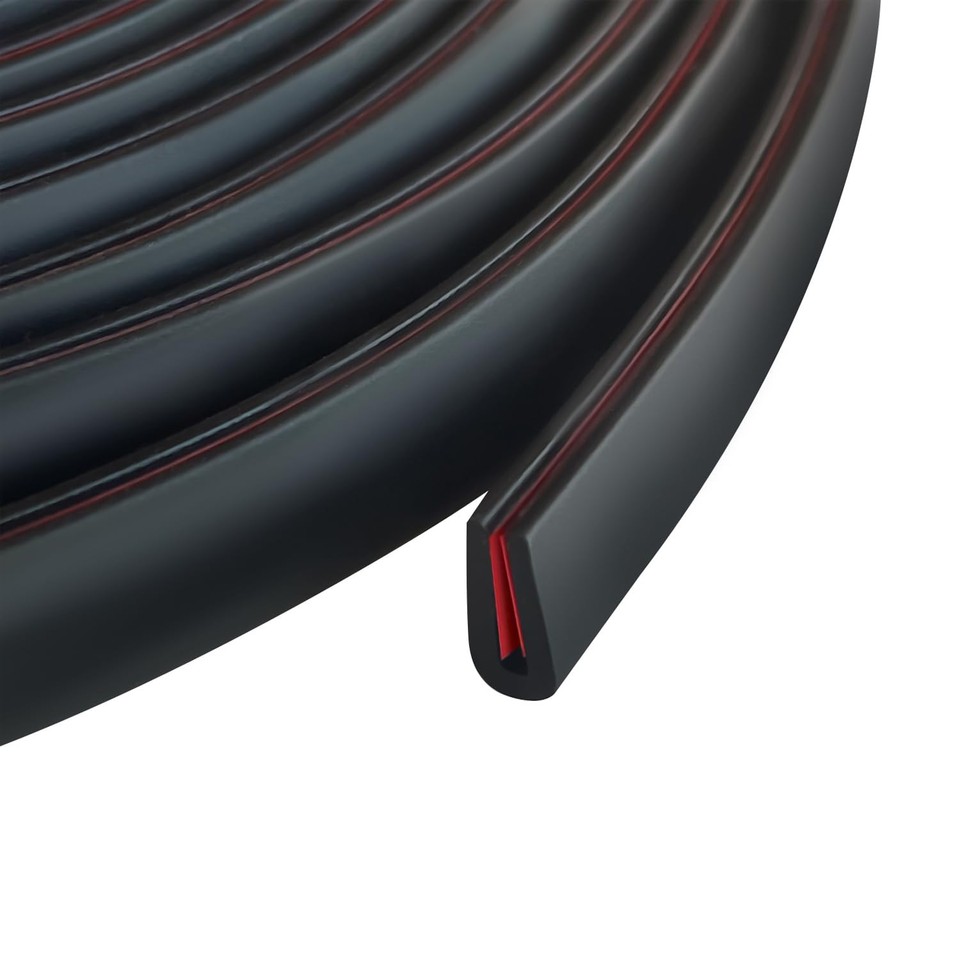 Edge Trim, 1/16" Rubber Edge Trim, Flexible Self Adhesive U Channel ...
