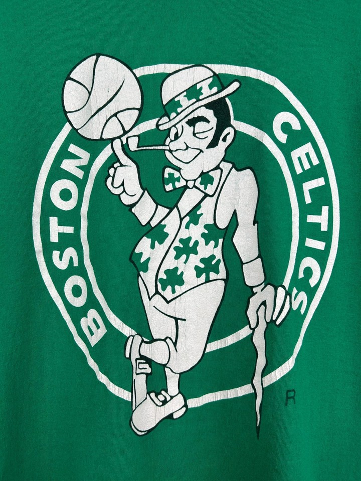 Vintage 90s NBA Logo 7 Boston Celtics Green Tee Size L | eBay
