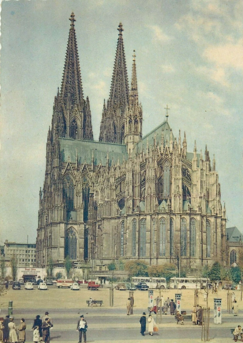Vintage Postcard Cathedral Of Cologne