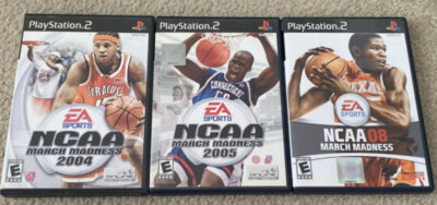 Sony Playstation 2 Game Lot - NCAA March Madness Basketball 2004 2005 ...