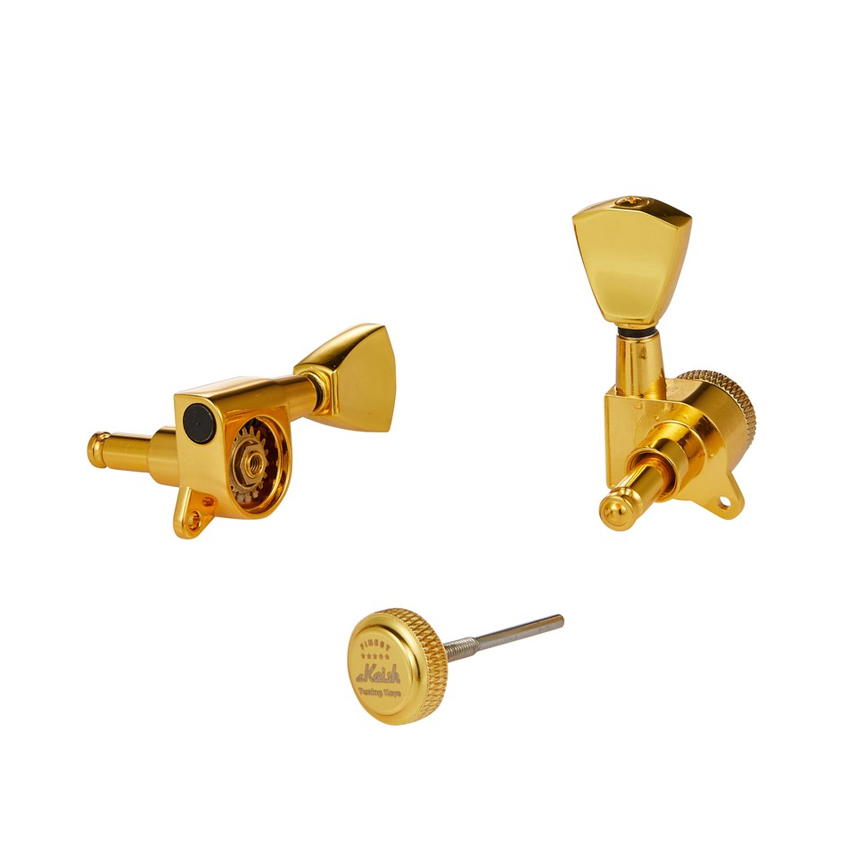 KAISH 3x3 Keystone Locking Tuners 18:1 Locking Tuning Keys for LP/Les ...