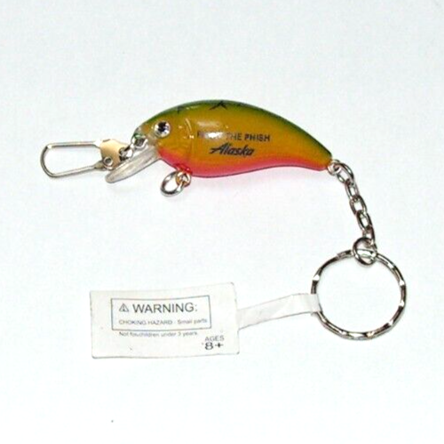 Fishing Lure Keychain Fight the Phish Alaska Airlines Key Ring Cyber ...