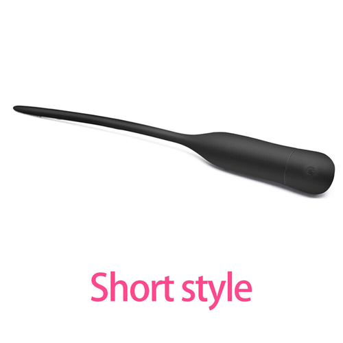 Silicone Men Electric E-stim Stretcher Urethral Sounding Rod Penis Plug ...