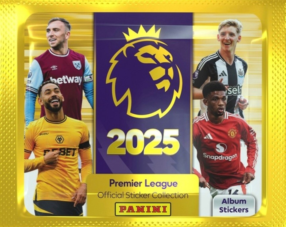 Panini FOOTBALL 2025 Premier League 24/25 STICKERS, #226-433, Buy 3 Get ...