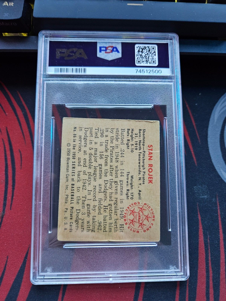 1950 Bowman - #86 Stan Rojek, Stan Rojek | eBay