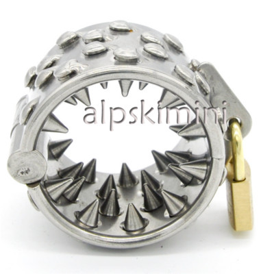 New 2&4 ROWS Rings Male Chastity Device Kalis teeth Chastity Device ...