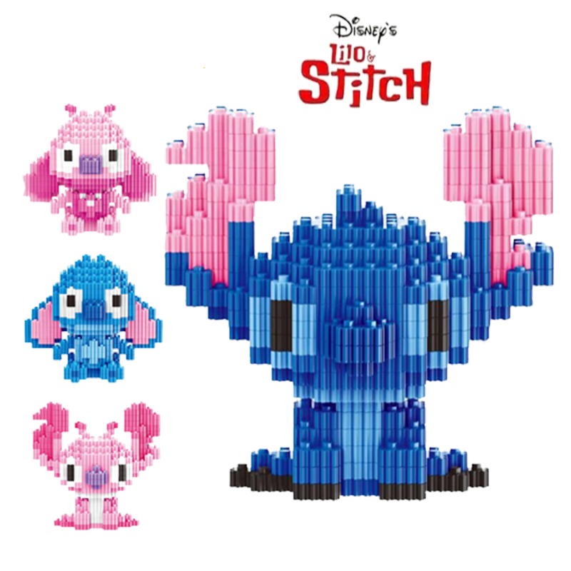 Lilo Stitch Building Blo Toy Mini Figure Collection Ornament Kid Gift ...
