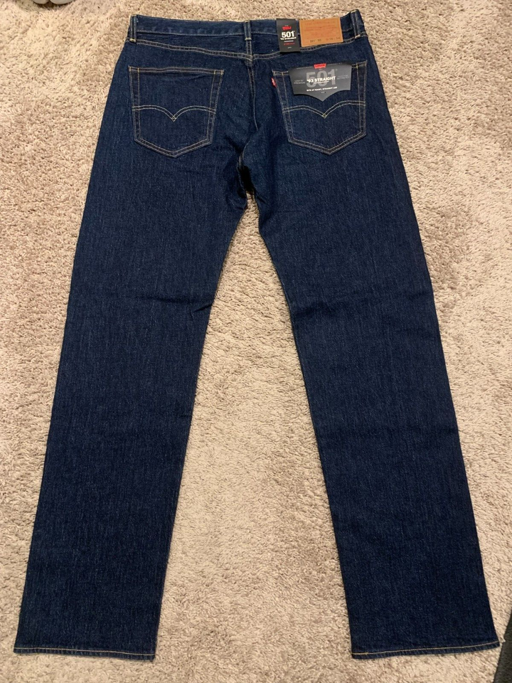Levi's Premium 501 '93 Straight Jeans W Stretch Men's 36X34 RT$89.50 ...