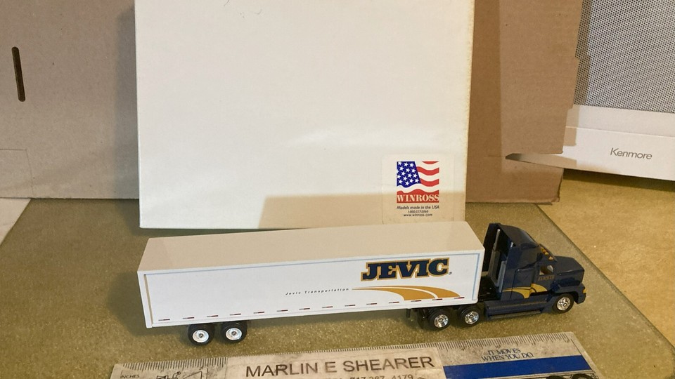 JEVIC TRANSPORATION TRACTOR AND 48' TRAILER WINROSS TRUCK | eBay