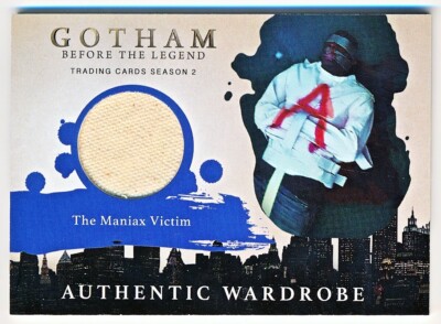 Cryptozoic Gotham Season 2 The Maniax Victim Wardrobe Relic #M10.2 ...