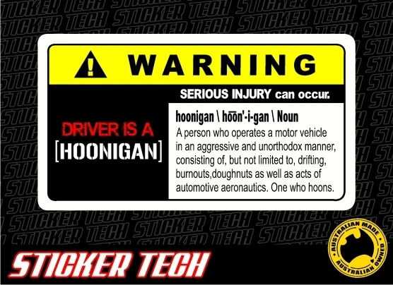 Ken Block Hoonigan Sticker