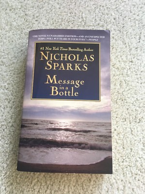 Message in a Bottle by Nicholas Sparks (1999, Paperback, Reprint ...
