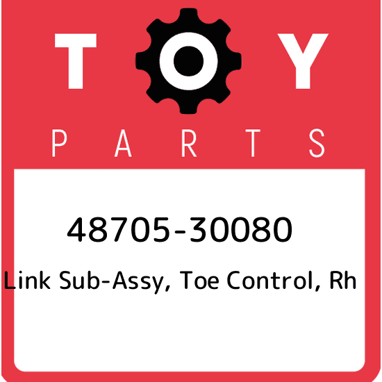 48705-30080 Toyota Link sub-assy, toe control, rh 4870530080, New ...