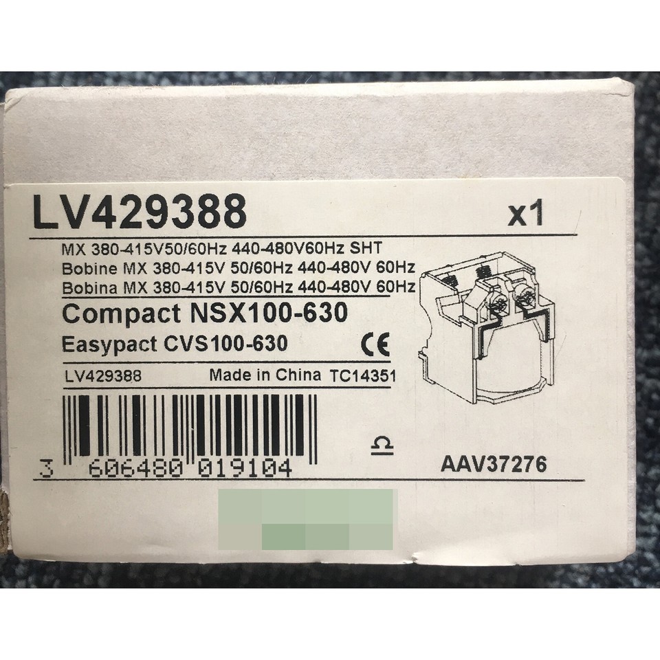 one New Schneider LV429388 MX-440-480V 60Hz 380-415V 50/60Hz Fast ...