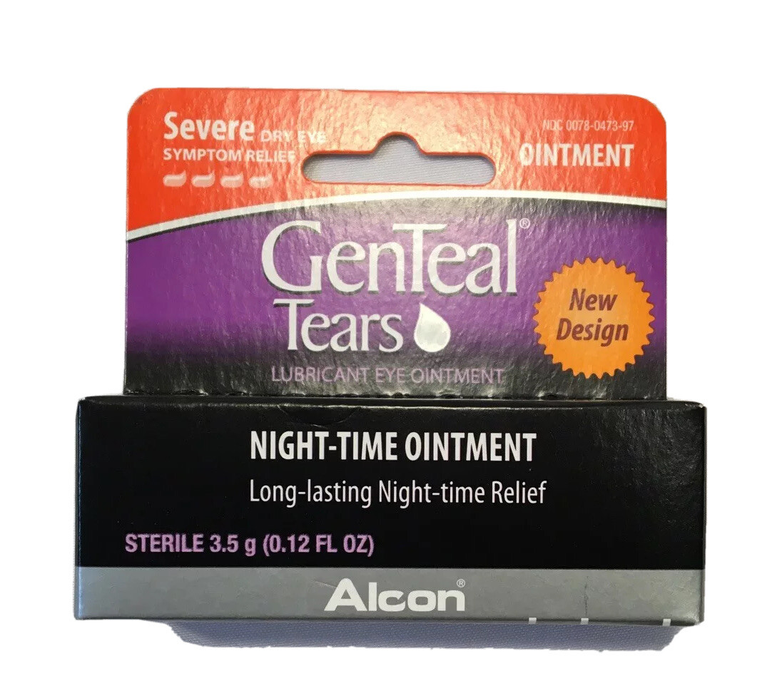 TheraTears Nighttime Dry Eye Therapy Liquid Gel, Relieving Treatment ...