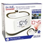 Sharp PROJECTION ALARM CLOCK with 8 SOOTHING SLEEP SOUNDS & DUAL ALARM ...