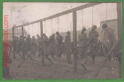 ah2470 - LIBYA - VINTAGE POSTCARD - 1912 - Public EXECUTION Hanging | eBay