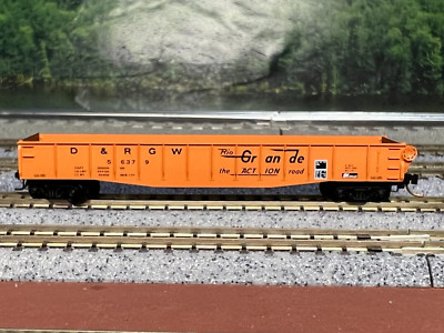 N Scale - MTL Denver & Rio Grande Western 50' Drop End Gondola D ...
