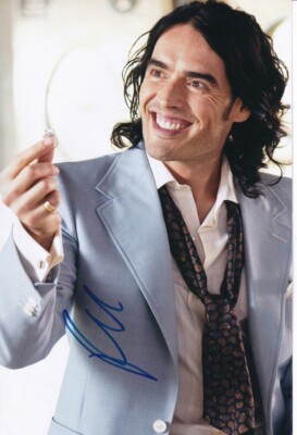 RUSSELL BRAND signed Autogramm 20x30cm ARTHUR in Person autograph COA ...
