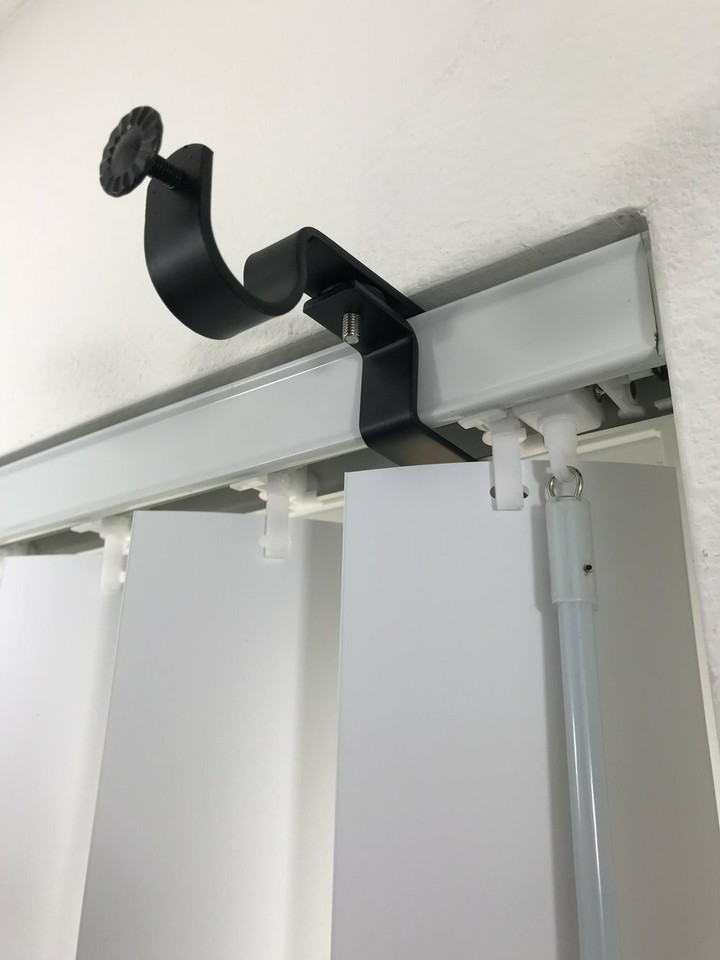 NoNo Bracket - No Drill Curtain Rod Bracket Attachment for Blinds ...