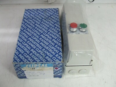 Clipsal 56DOL22 DIRECT ONLINE MOTOR STARTER 415V 12KW 2 Push Button ...