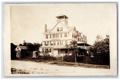 c1910's Pines Hotel View Cape Cod Cotuit Barnestable MA RPPC Photo ...