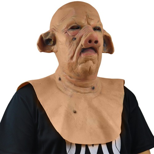 Scary Pig Head Mask Trick or Treat Gift Horror Full Halloween Party ...
